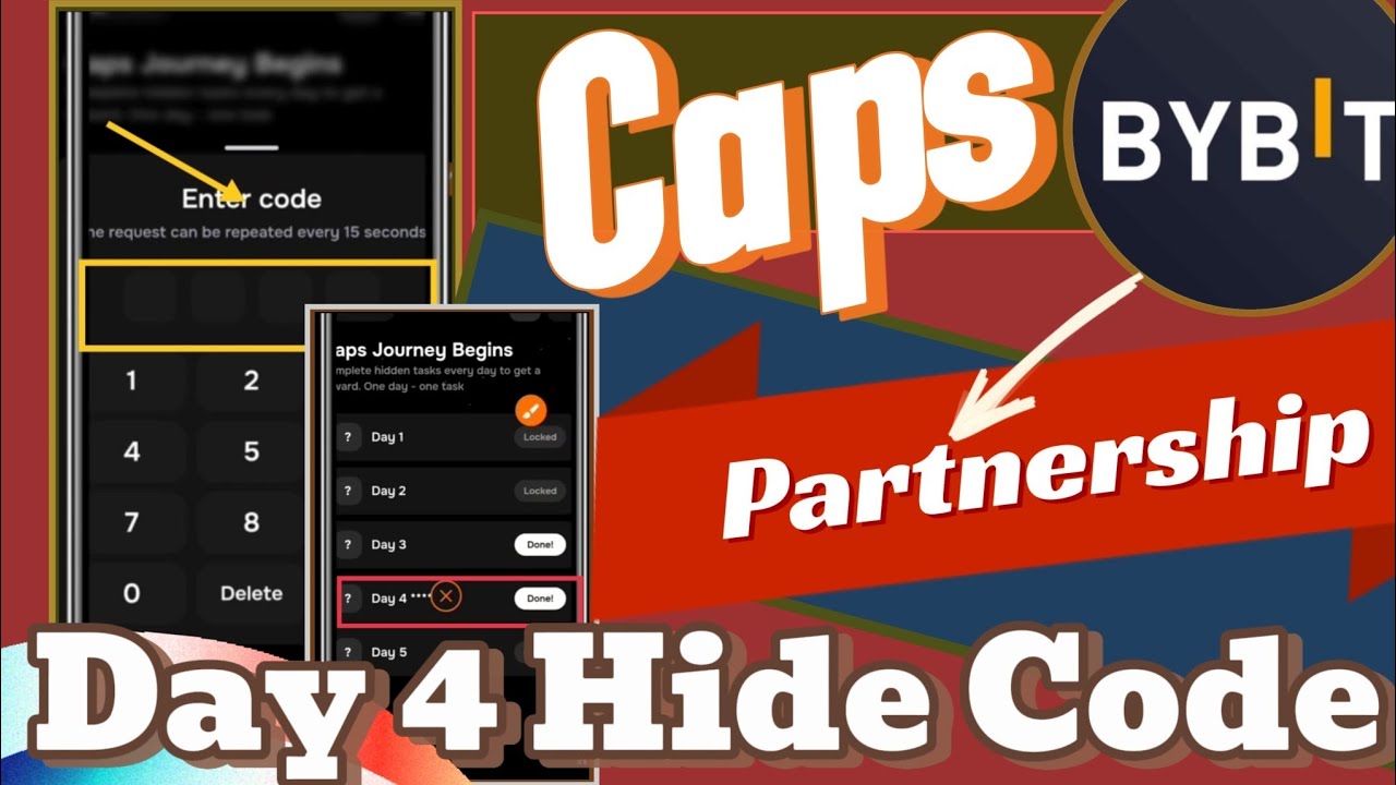 Caps Today Hide Task | Caps Airdrop Updates | Caps Day 4 Code Complete ...