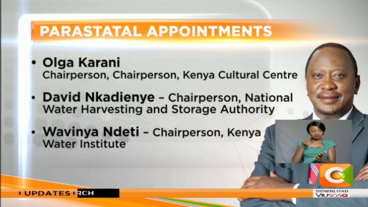 parastatal apppointments - YouTube