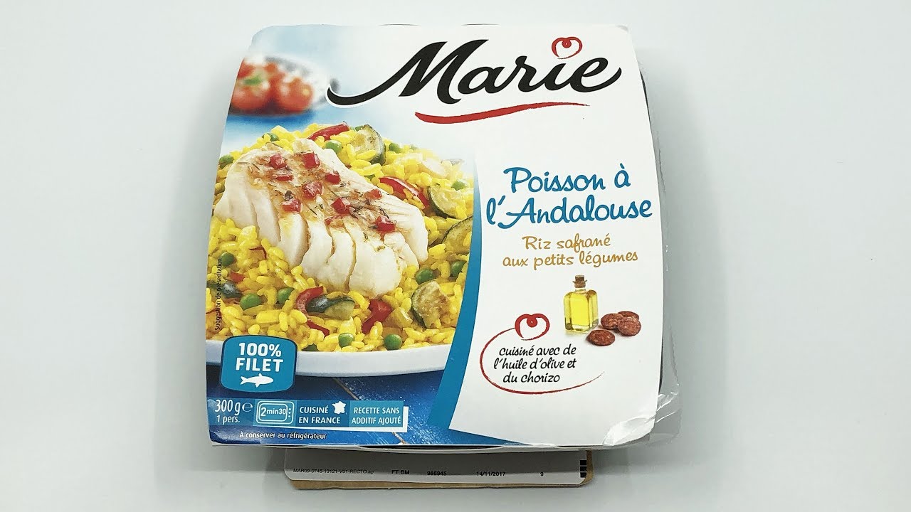 Marie Poisson à l'Andalouse 300g - YouTube