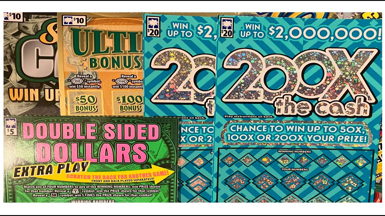 SC 200X The Cash Scratch Off Lottery Ticket Mix. - YouTube