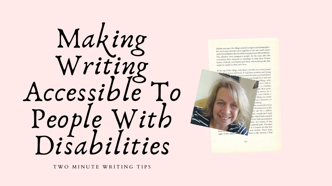Making Writing Accessible To People With Disabilities: Braille ...