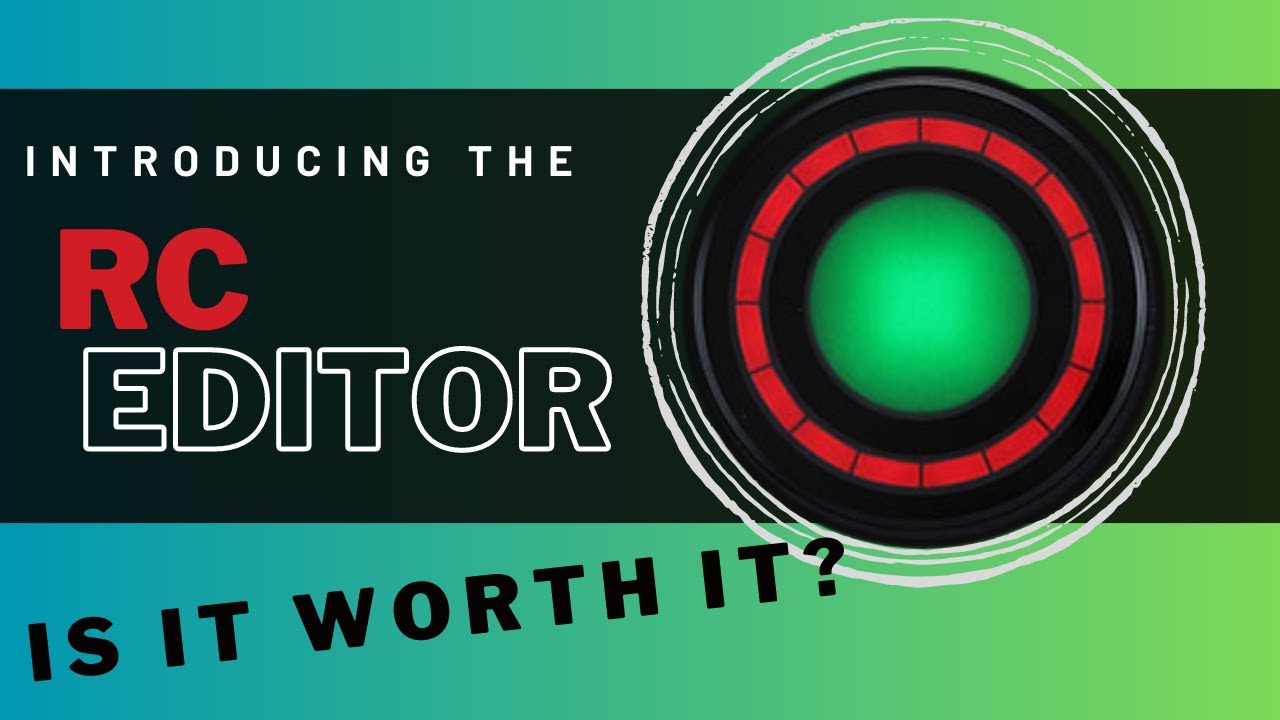 RC Editor Overview and WHY YOU NEED IT IN YOUR LIFE! - YouTube