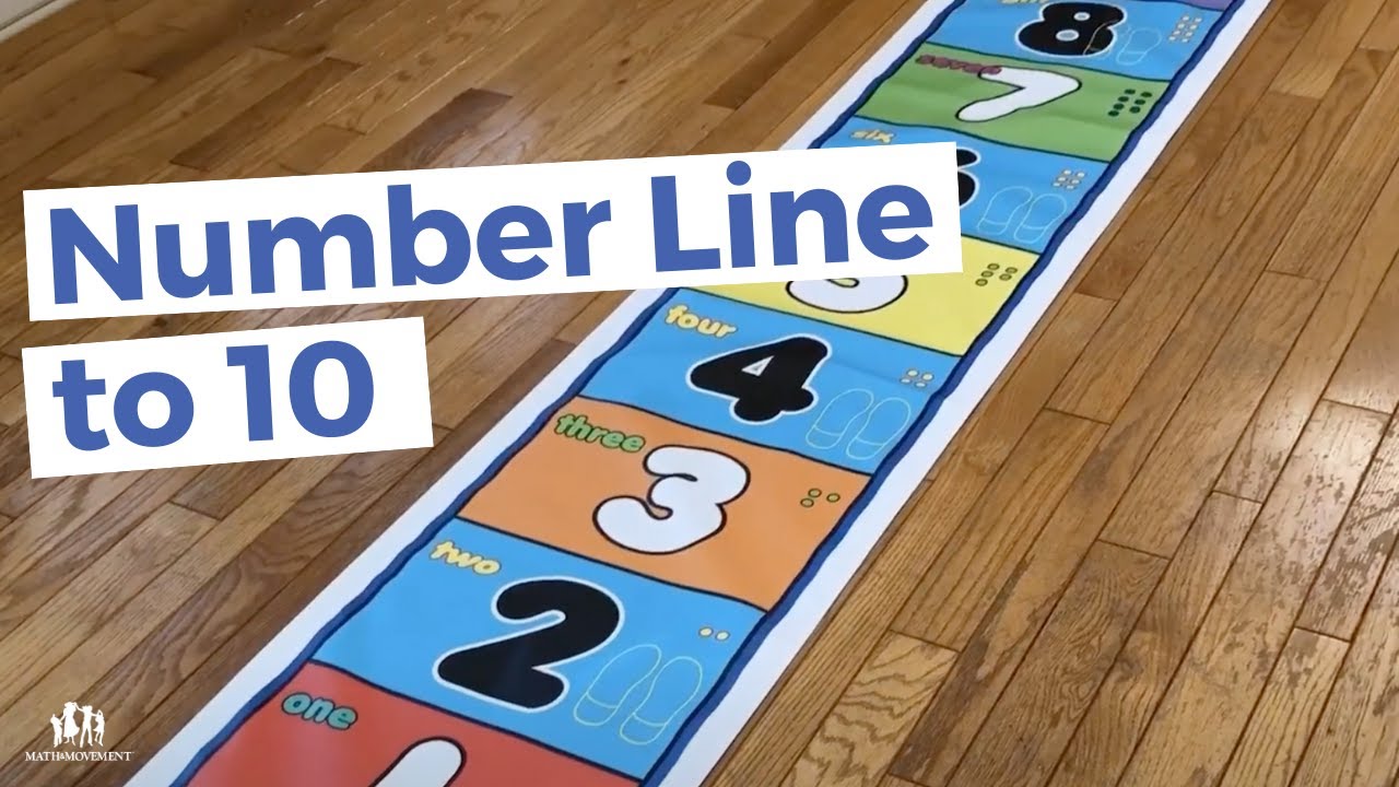 Number Line to 10 Mat - YouTube