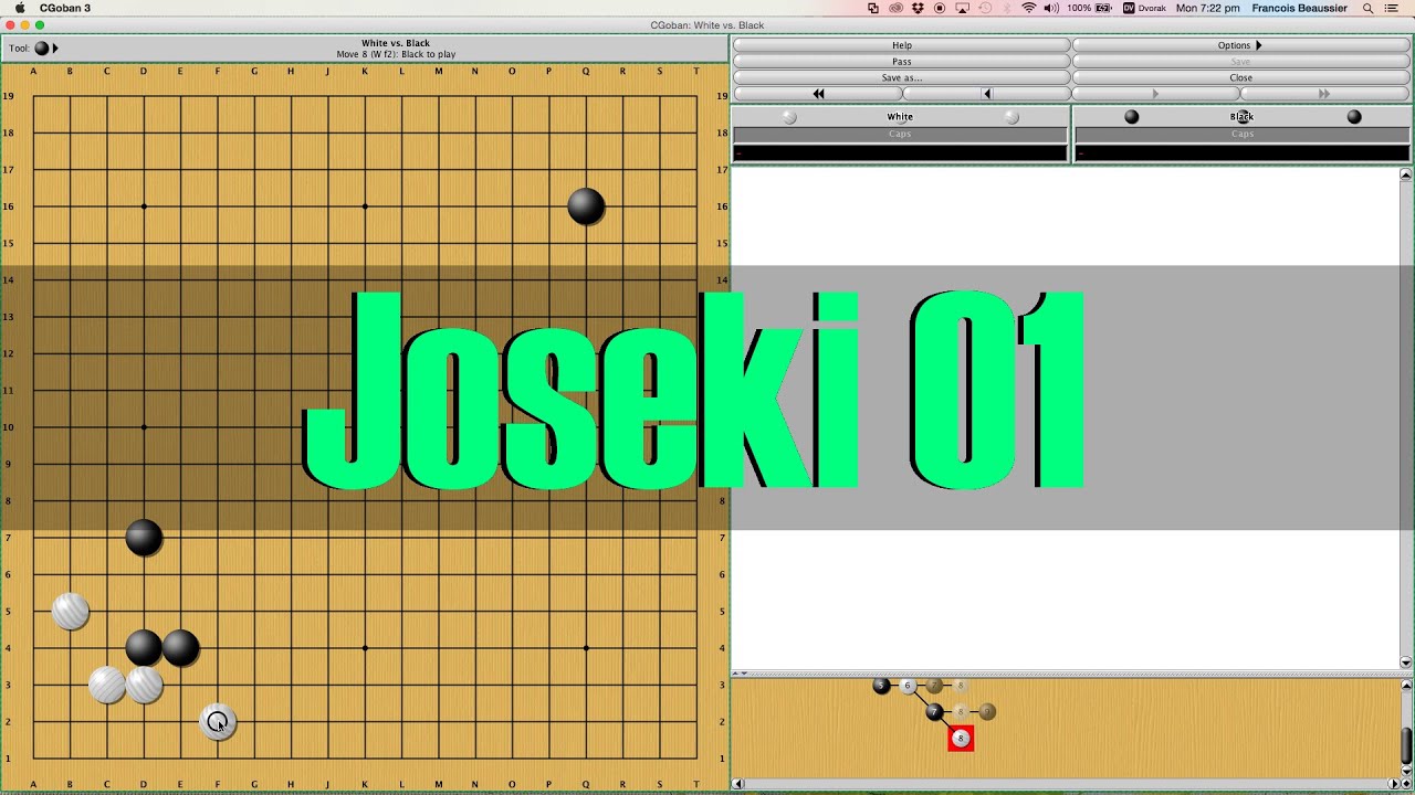 [Jeu de go] Joseki 01 - YouTube