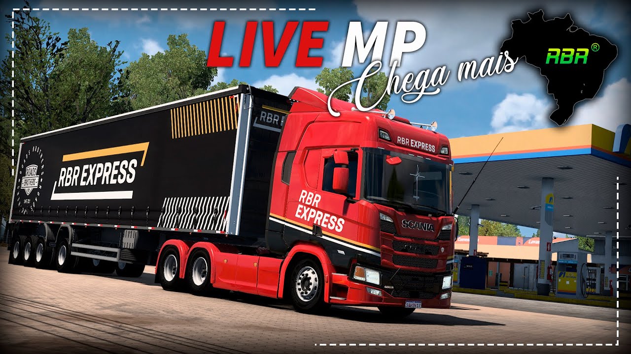 MAPA RBR | MULTIPLAYER | BORA RODAR | ETS 2 1.50 - YouTube