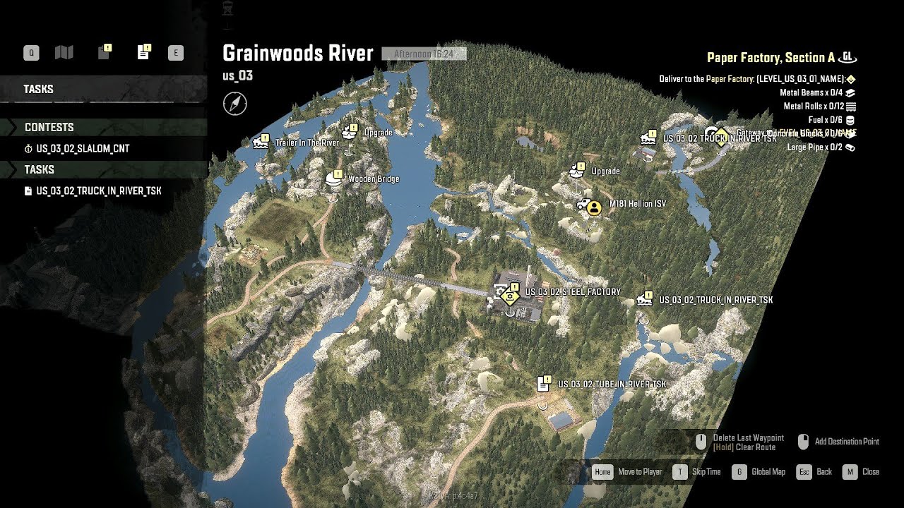 SnowRunner, Wisconsin PTS, Ep.8 (Started to open up Grainwoods River ...