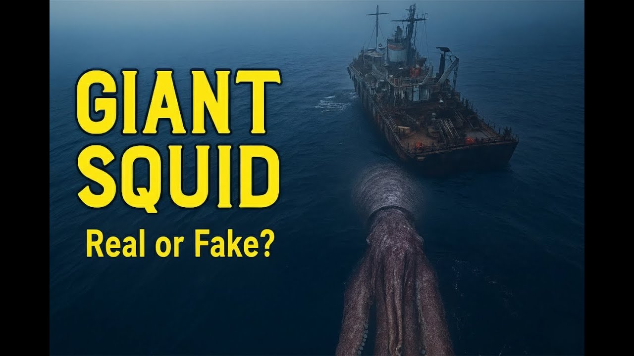 Giant 60-Foot Squid Caught on Camera Near New Zealand: Is This Real ...