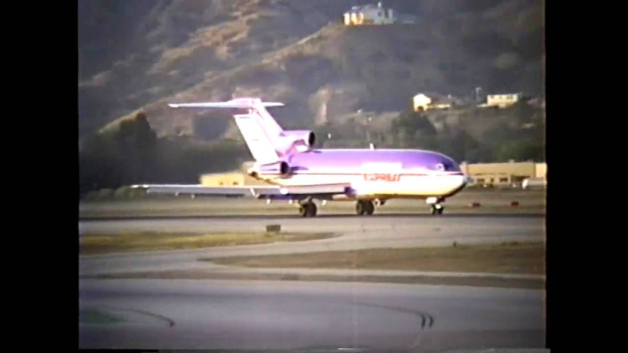 FedEx 727-100 Departure From BUR - YouTube