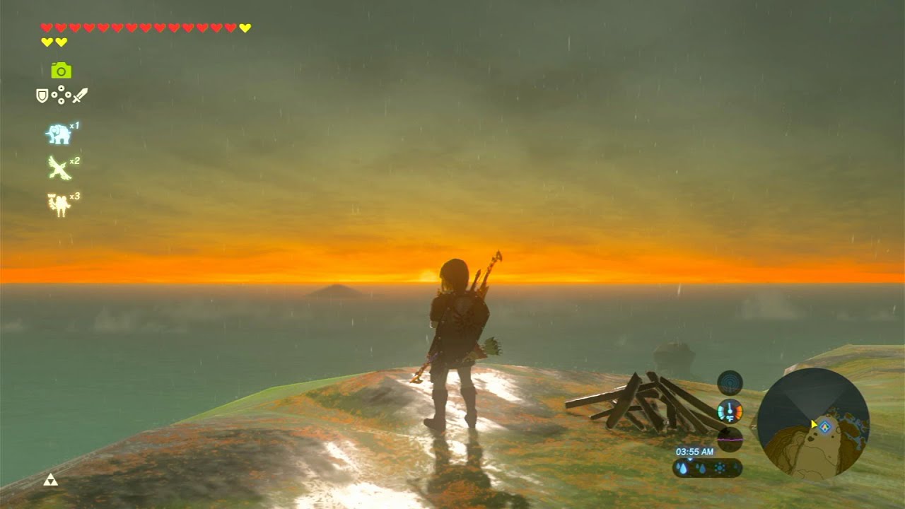 Sunrise in Zelda Breath Of The Wild - YouTube