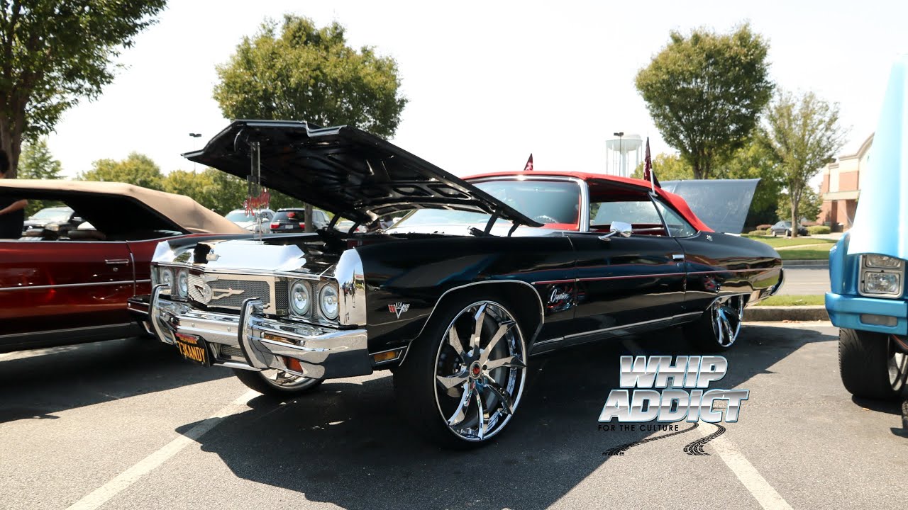 WhipAddict: Black 73' Chevy Caprice Vert, Red Interior, Concave ...