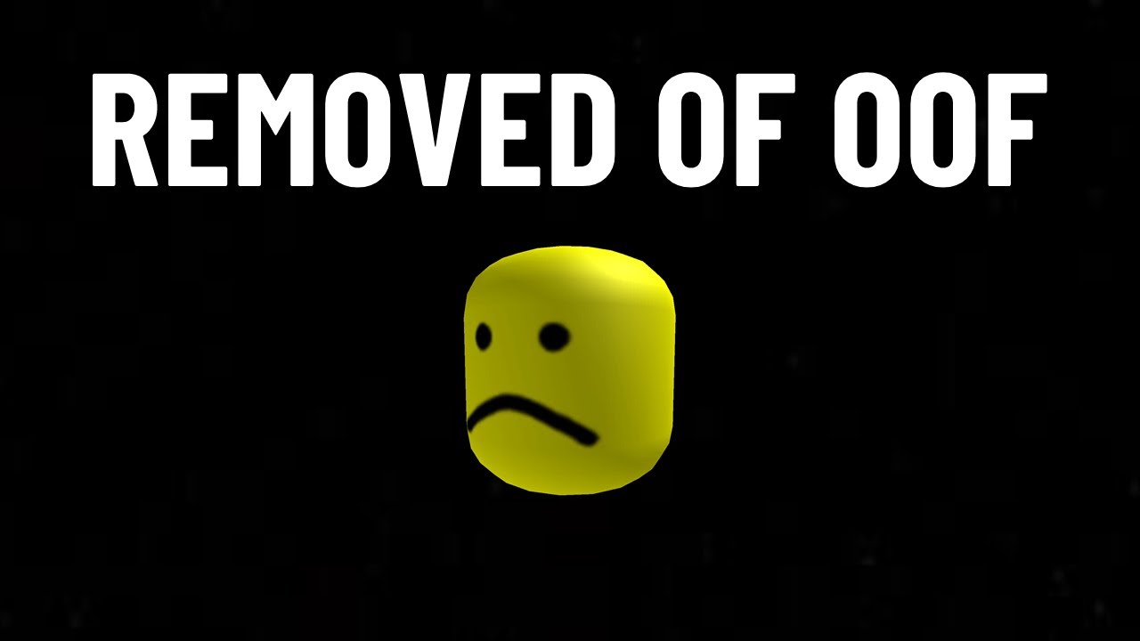 Roblox removed OOF sound... - YouTube