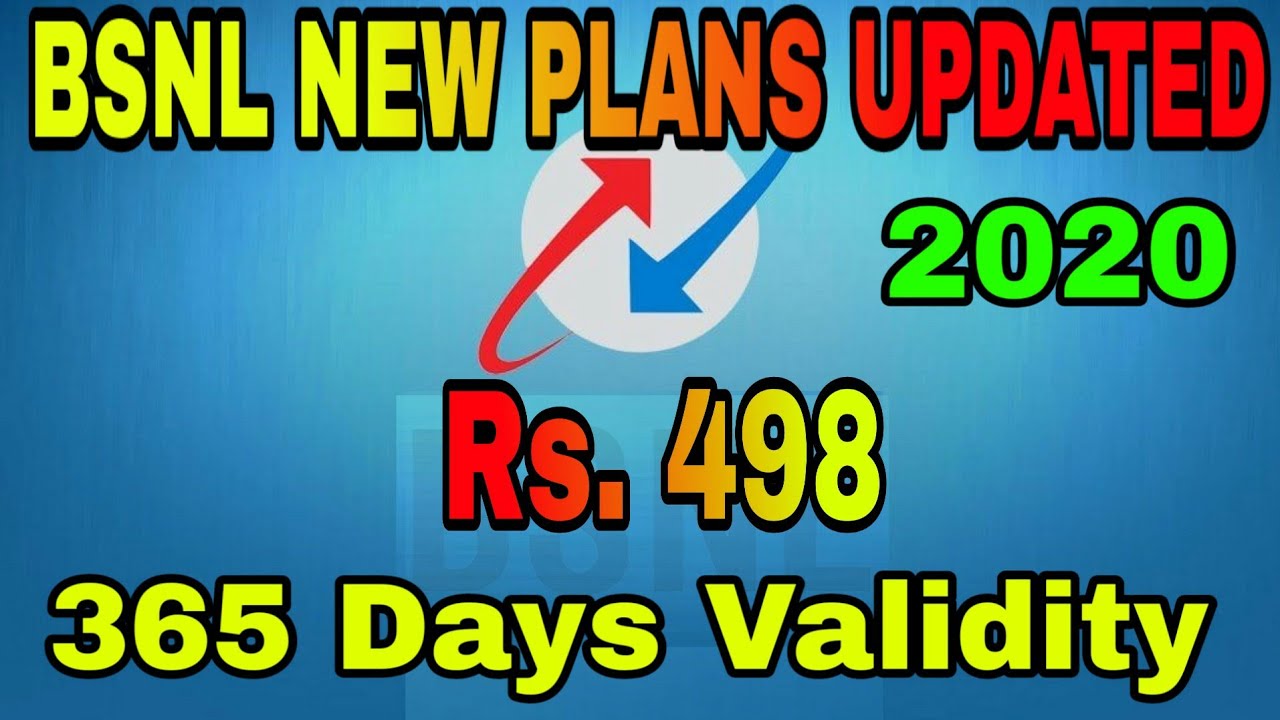 Bsnl new plans 2020 | bsnl updated Plans | bsnl prepaid plans | bsnl ...