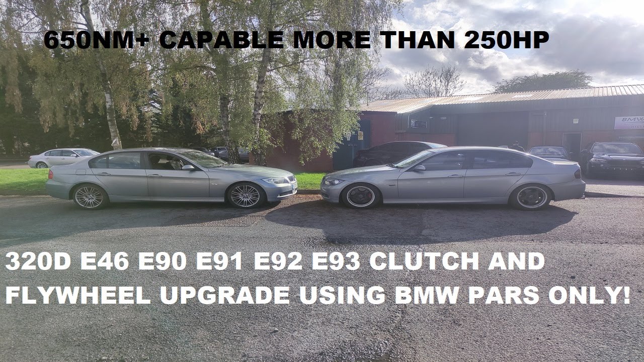 320d M47 E46 E6X E8X E9X clutch and flywheel upgrade 650nm+ using oem ...