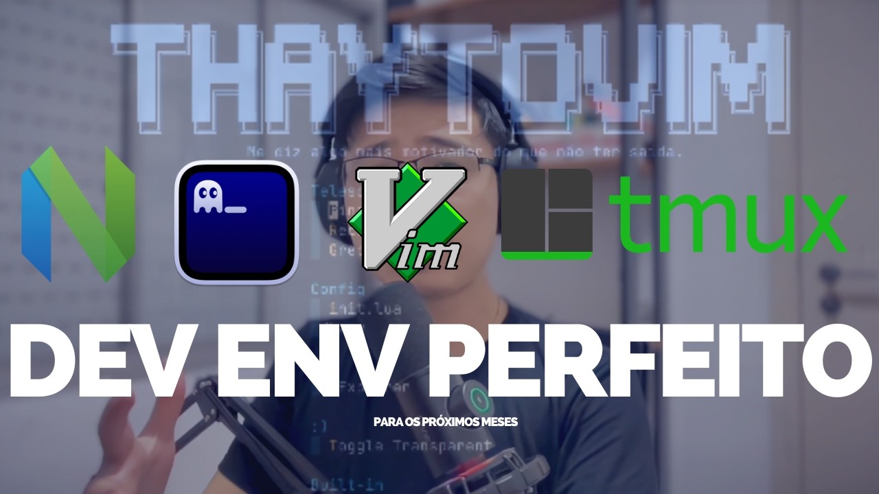 MINHAS CONFIGS COMO DEV VIM/NEOVIM ATUALIZADAS! (tmux + neovim + ghostty) - YouTube