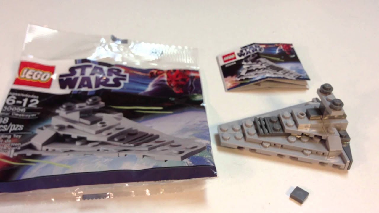 LEGO Star Wars 30056 Mini Model Imperial Star Destroyer from 2012 - YouTube