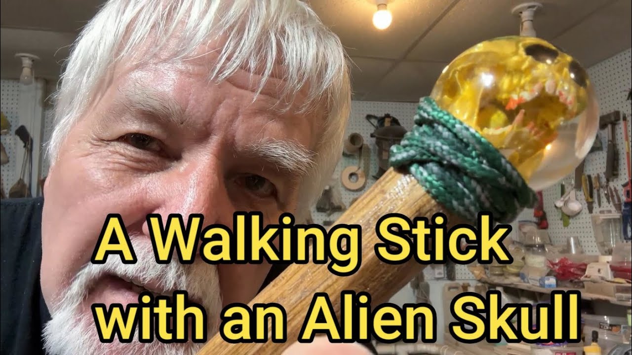 A Walking Stick with an Alien Skull - YouTube