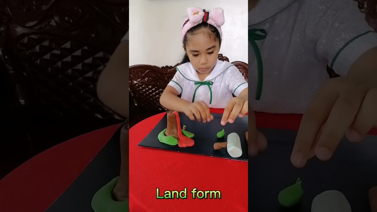 Model of waterform and Landform using clay😍 - YouTube