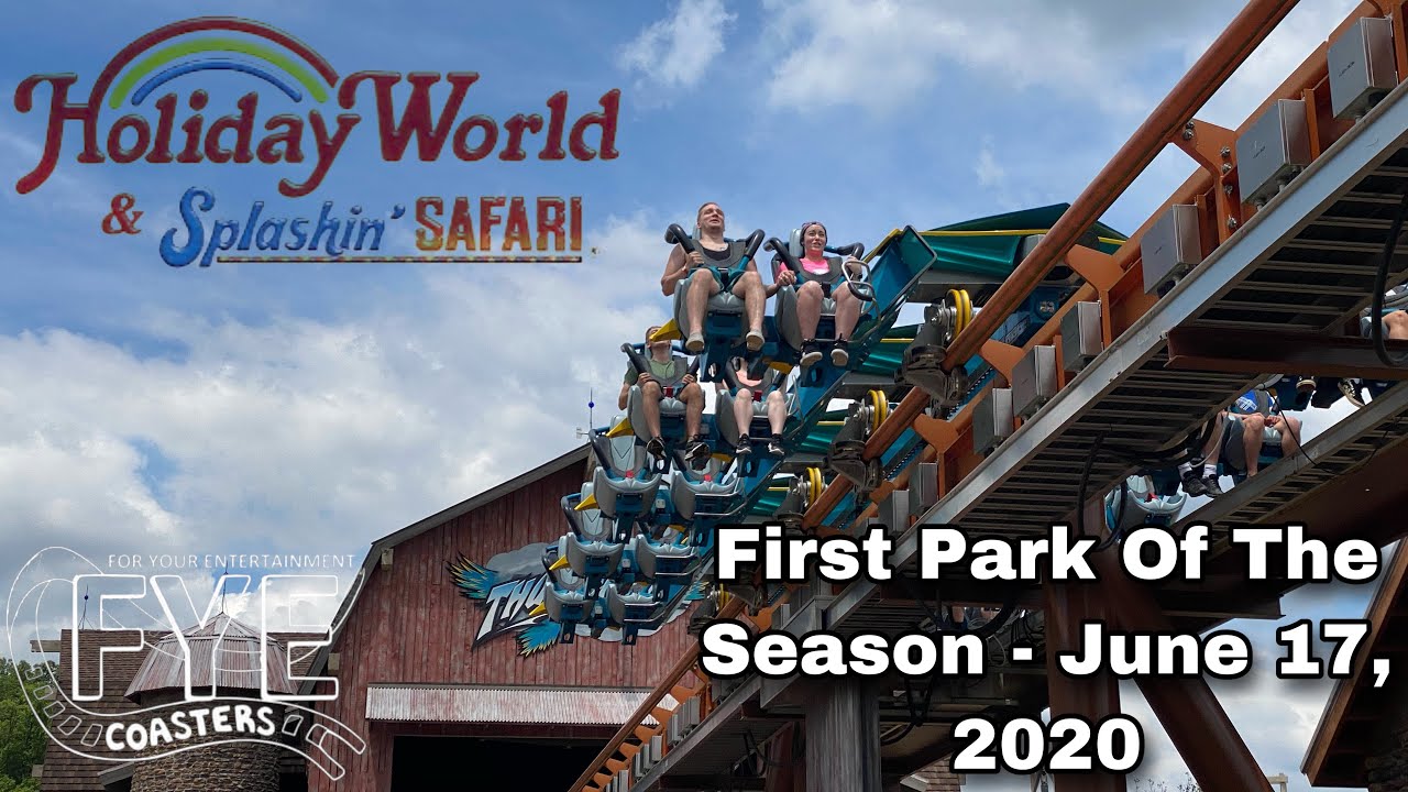 First Park Of The Season - Holiday World Vlog - YouTube