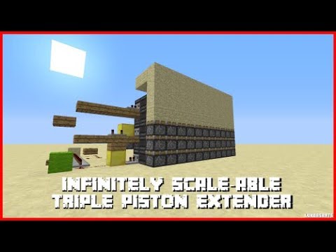 Infinitely Expandable Triple Piston Extender 1.12 - 1.13+ : Minecraft
