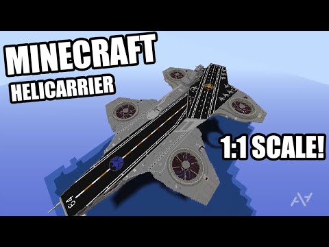 Helicarrier Minecraft Blueprints