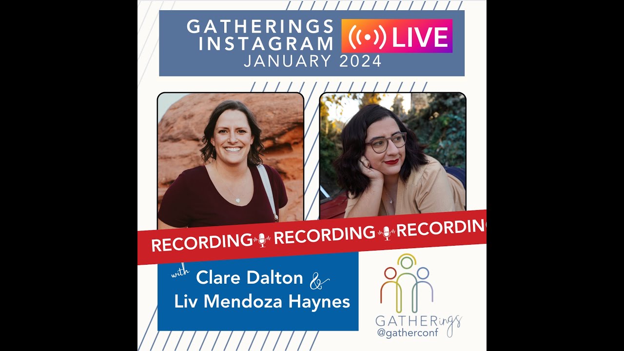 Jan 2024 GATHERINGS LIVE with guest Liv Mendoza Haynes - YouTube