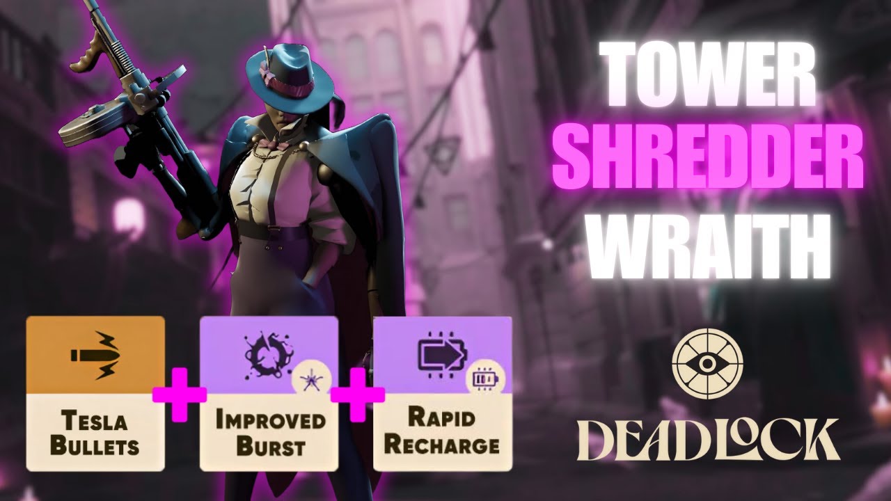 Shredding Towers on Wraith | Deadlock Gameplay - YouTube