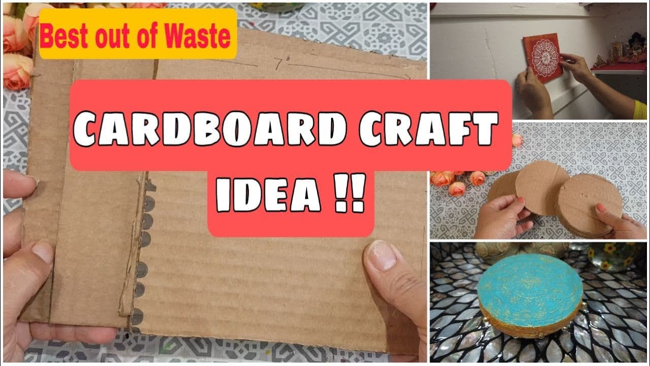Best out of Waste Craft Ideas from Cardboard at Home / My DIY Diaries ...