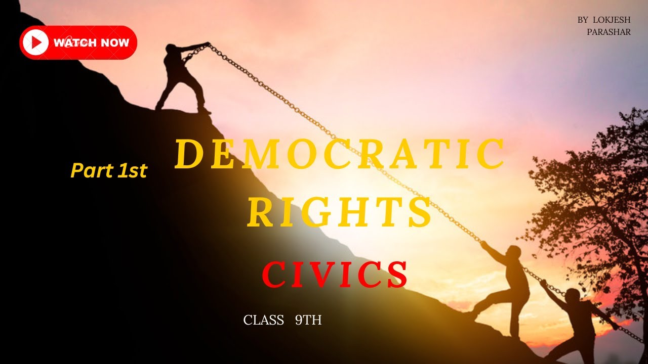 Democratic Rights // Civics // Chapter 5th // Class 9th - YouTube