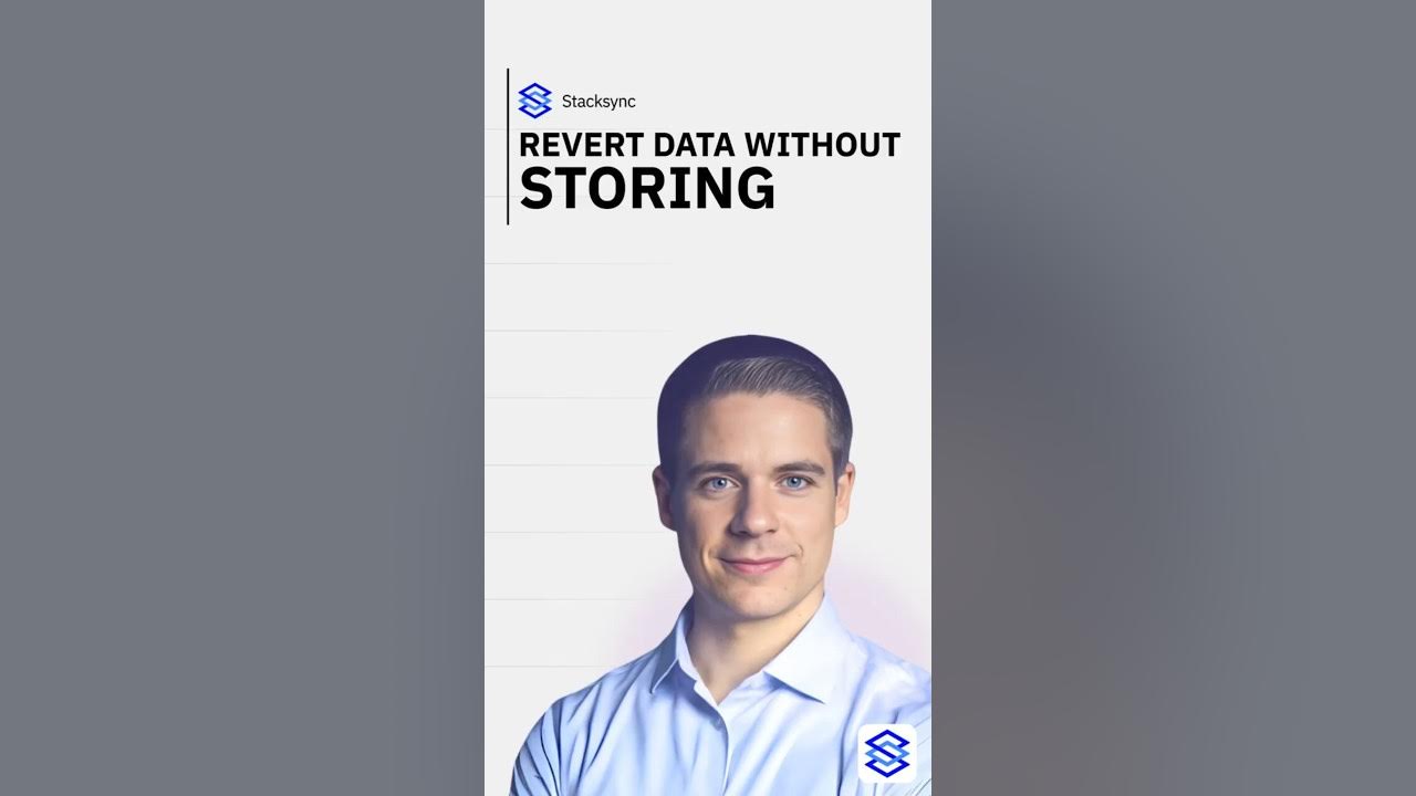 Instantly Revert Data Without Storing Old Values Using Stacksync’s Smart Sync - YouTube