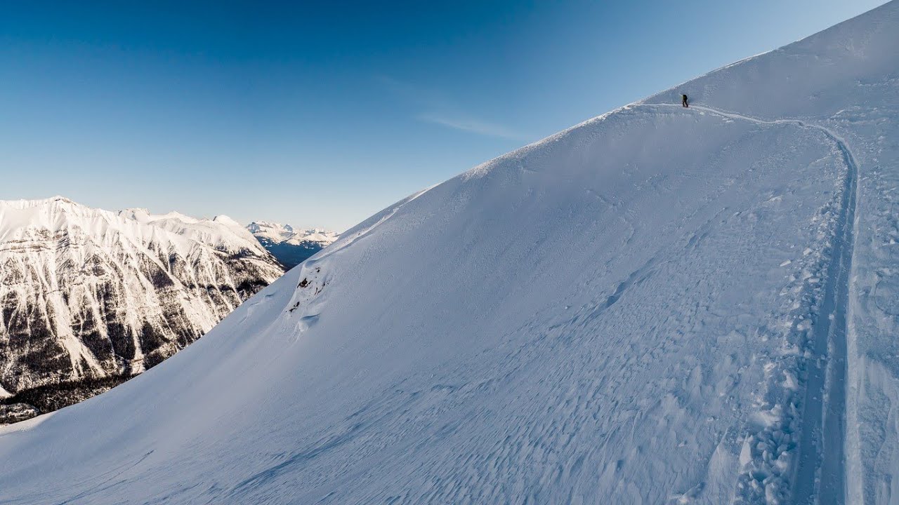 A Ski Tour up Mount Field in Yoho National Park - YouTube