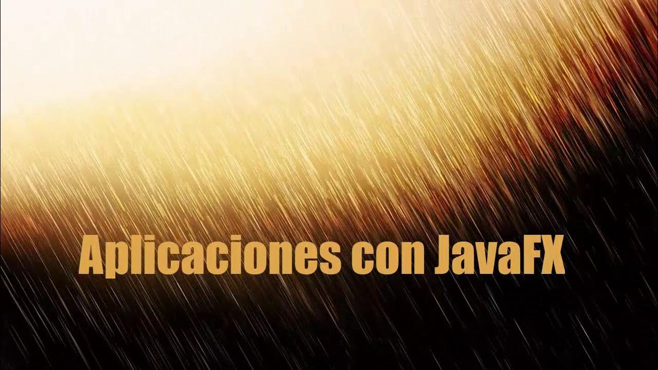 Scene Builder y Aplicaciones ejemplo de JavaFX - YouTube