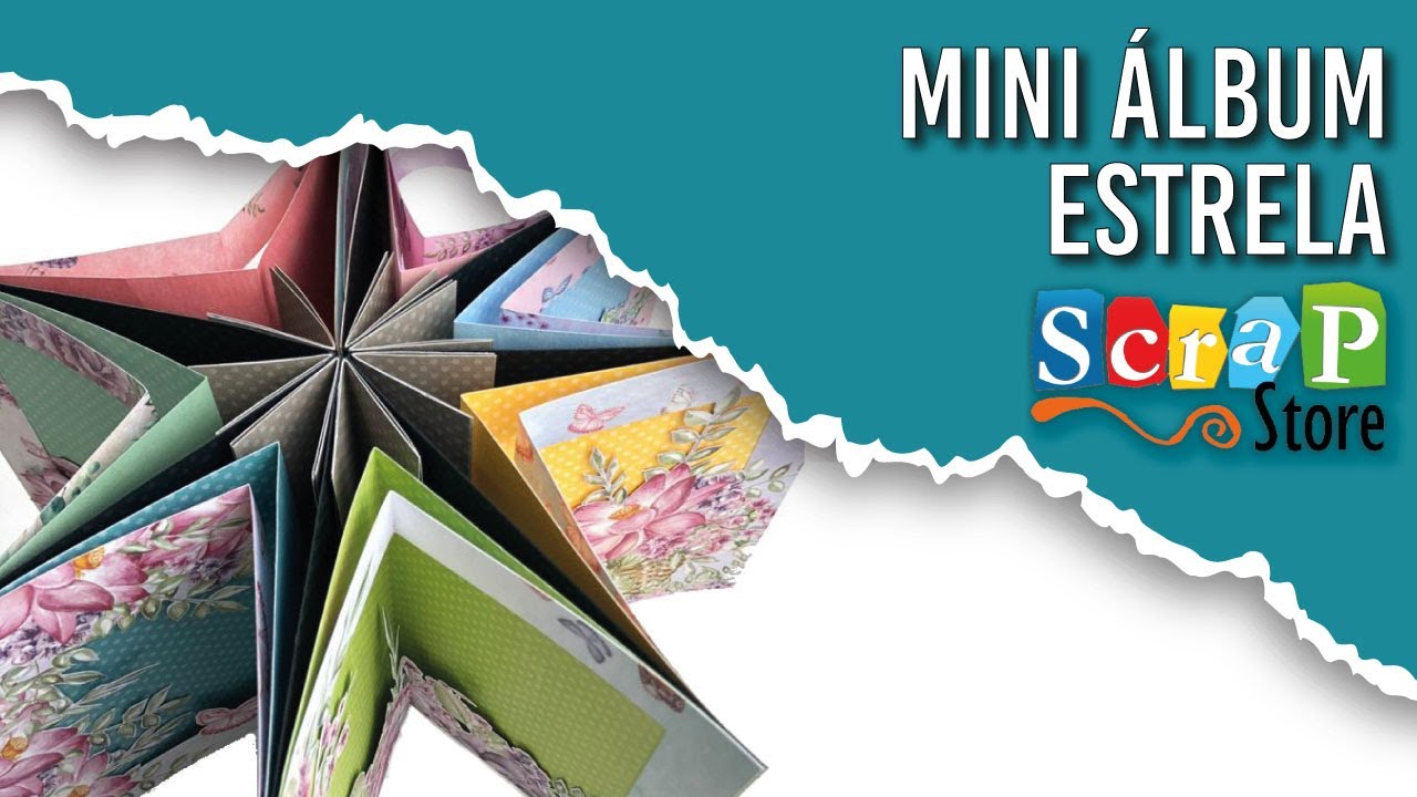 Mini Álbum Estrela - Star Book como fazer? Live 17 - YouTube