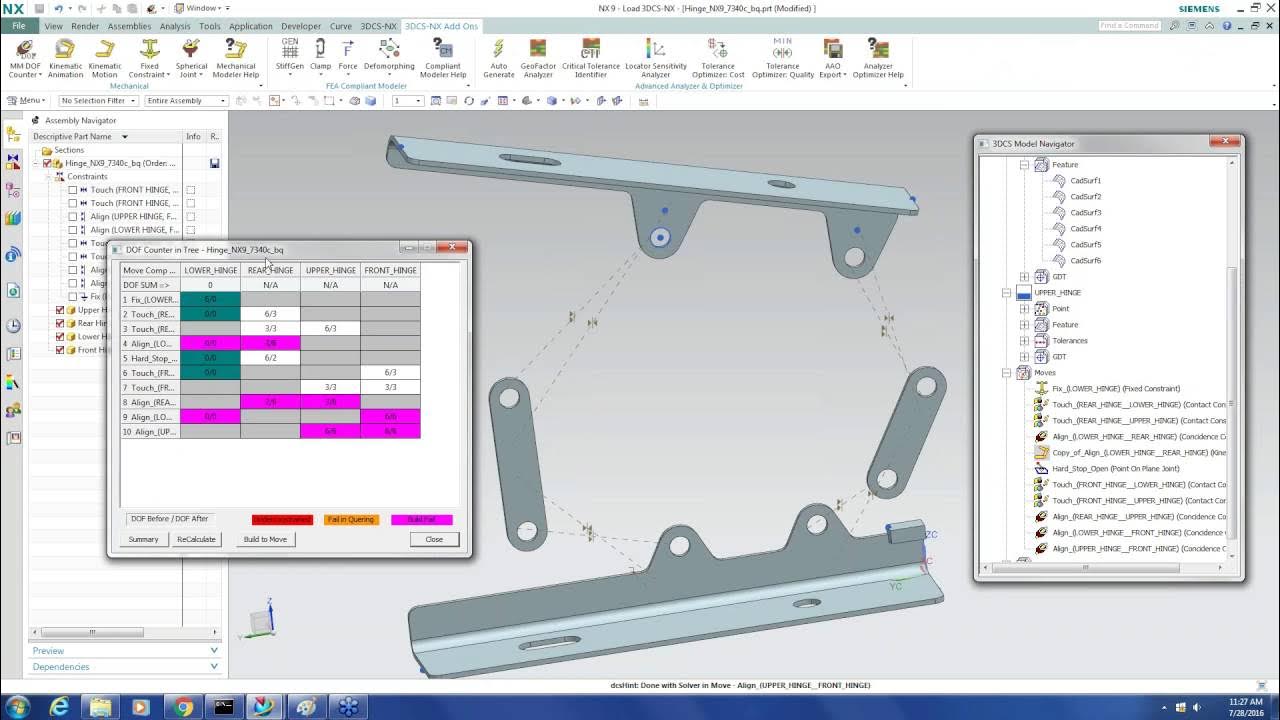 3DCS Mechanical Part 4 - Solving Over-Constrained Parts and Assemblies ...