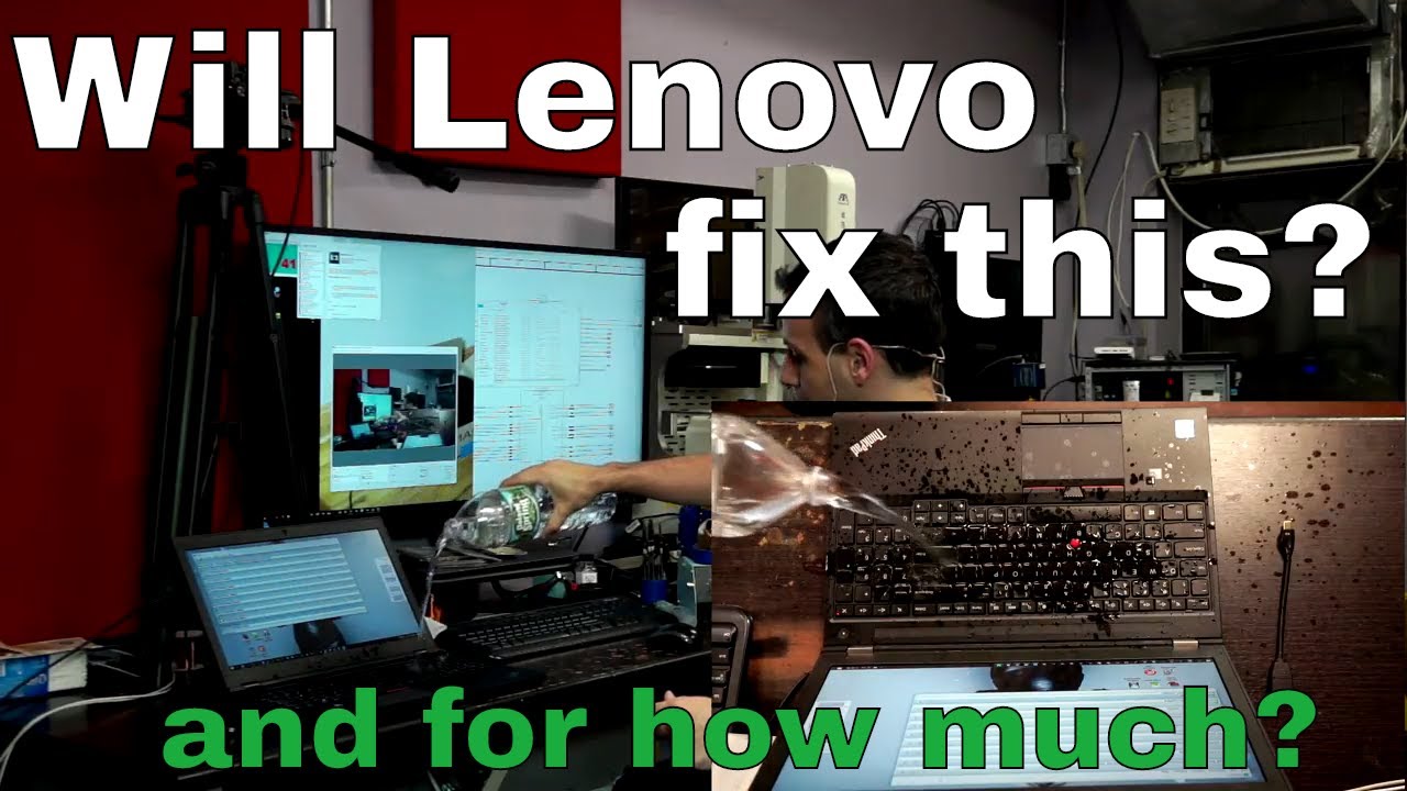 Lenovo vs. Apple service featuring a liquid damaged Thinkpad. - YouTube