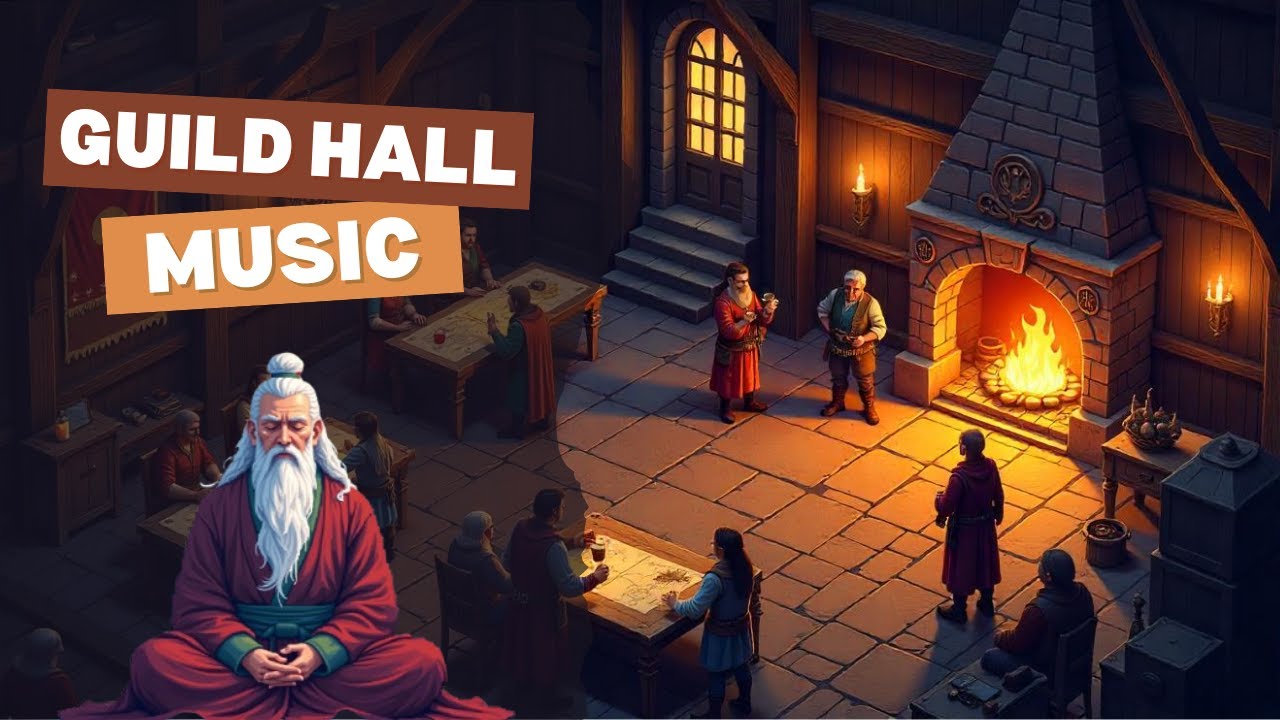 Adventurers’ Guild Hall Ambience Music - YouTube