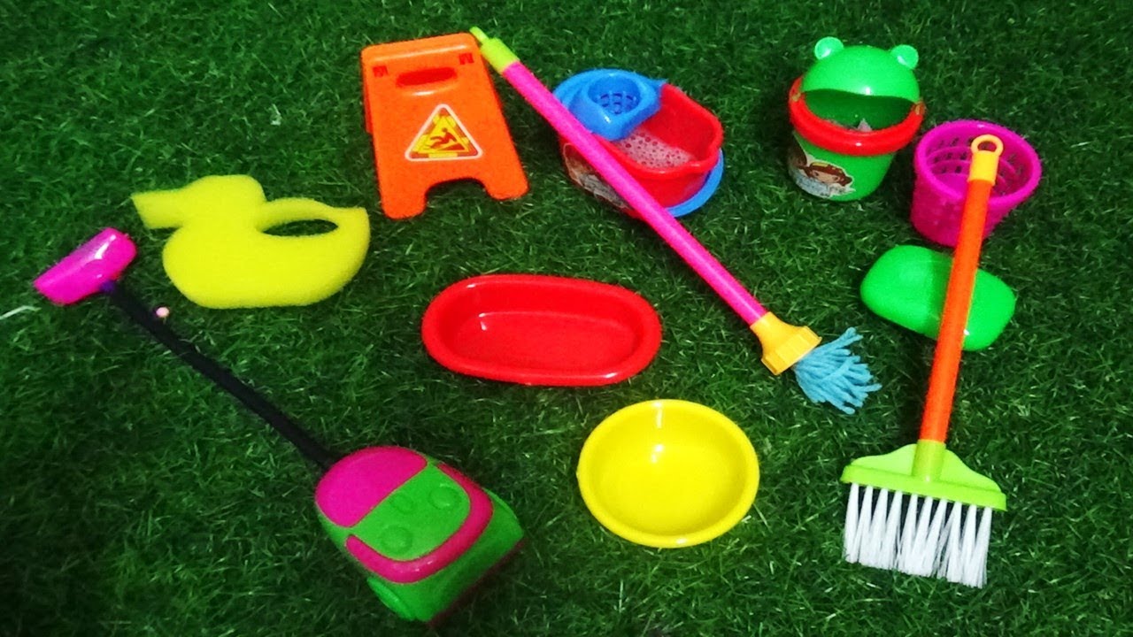MINI HOME CLEANING TOYS WITH MOB,BRUSH AND ALL CLEANING TOYS FOR KIDS ...