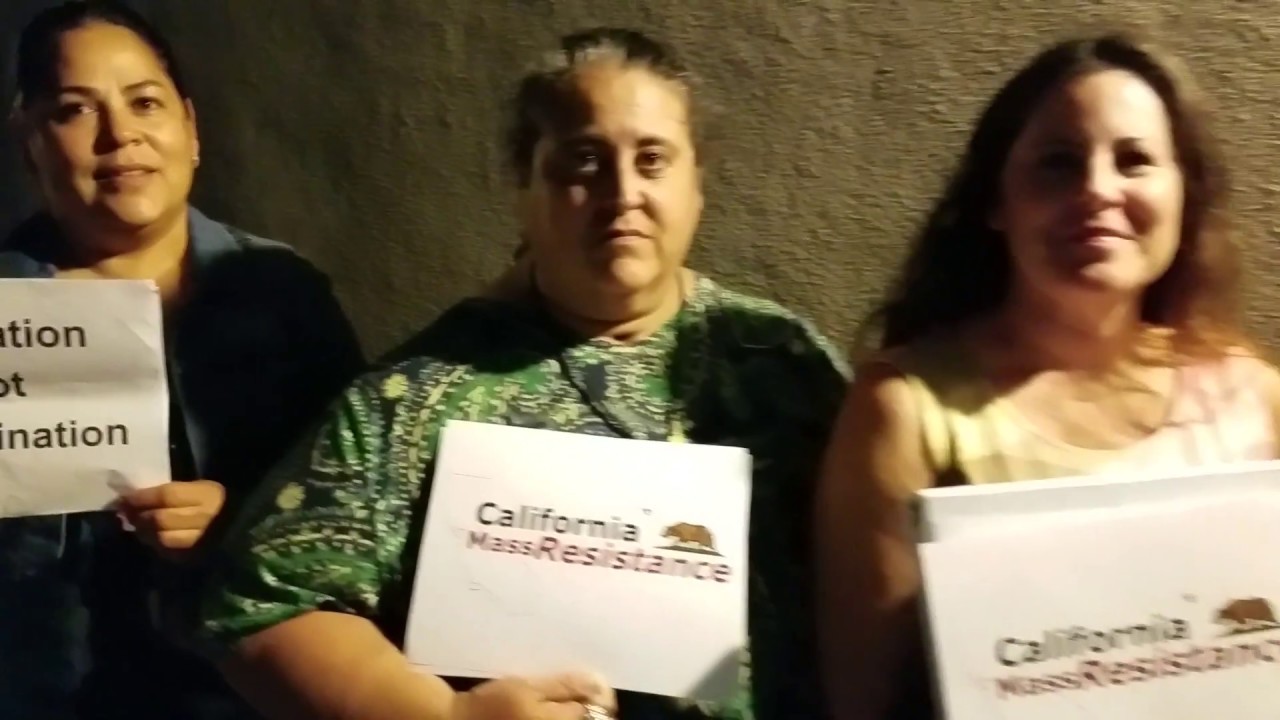 California MassResistance Parents Stand for Truth in Anaheim - YouTube