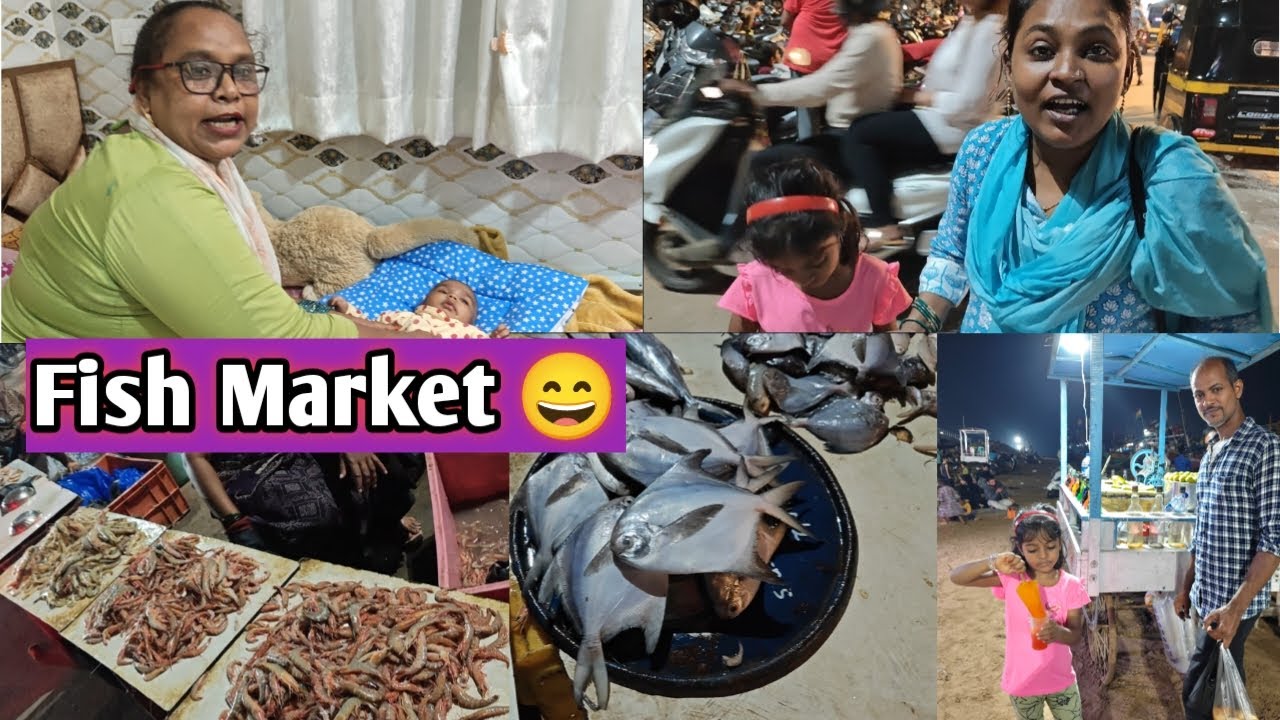 Buying large Prawns Marve Fish Market 🤤 Azam Ko Q Chhodna Pada Aise ...