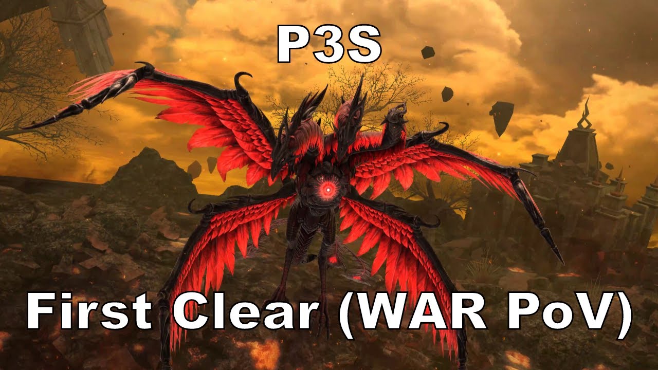 FFXIV: Asphodelus: The Third Circle Savage (P3S) First Clear - WAR PoV ...