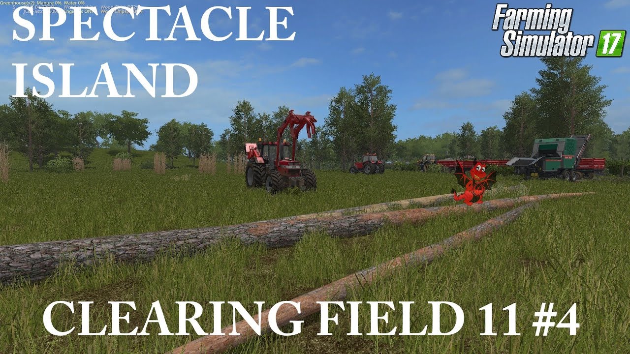 Spectacle Island _ Clearing field 11 #4 _ Farming simulator 17 - YouTube