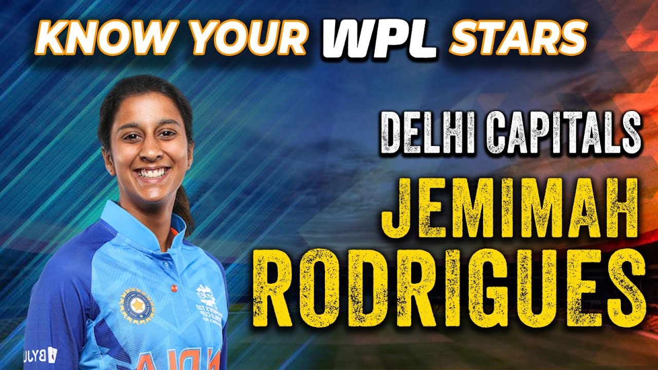 Know Your WPL Stars-- Jemimah Rodrigues - YouTube