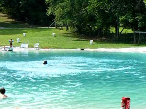 James' Belly Flop at Red Clay Resort (Farmer's Lake) - YouTube