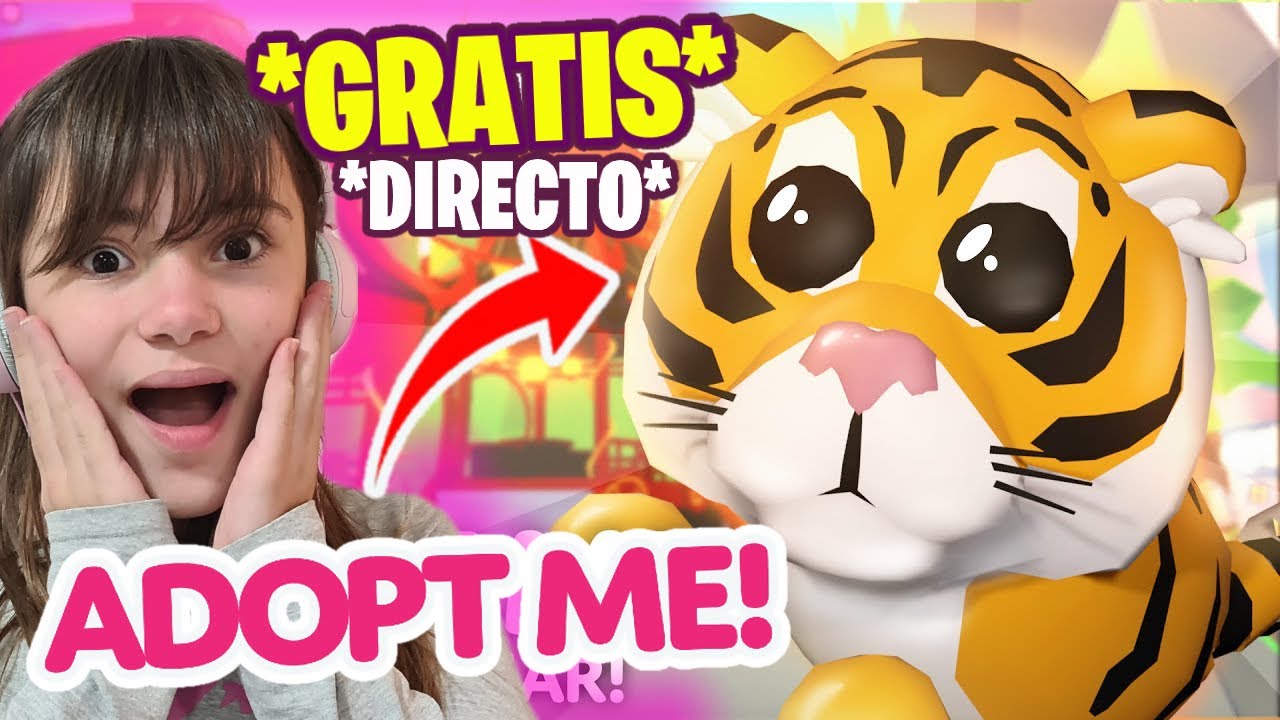 *GRATIS* OBTEN LA MASCOTA TIGRE 🐯 EN DIRECTO | NUEVO AÑO LUNAR Adopt Me ...