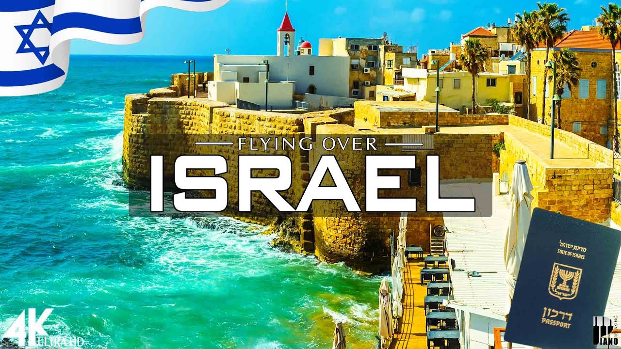 FLYING OVER ISRAEL (4K UHD) - Relaxing Music Along With Beautiful ...