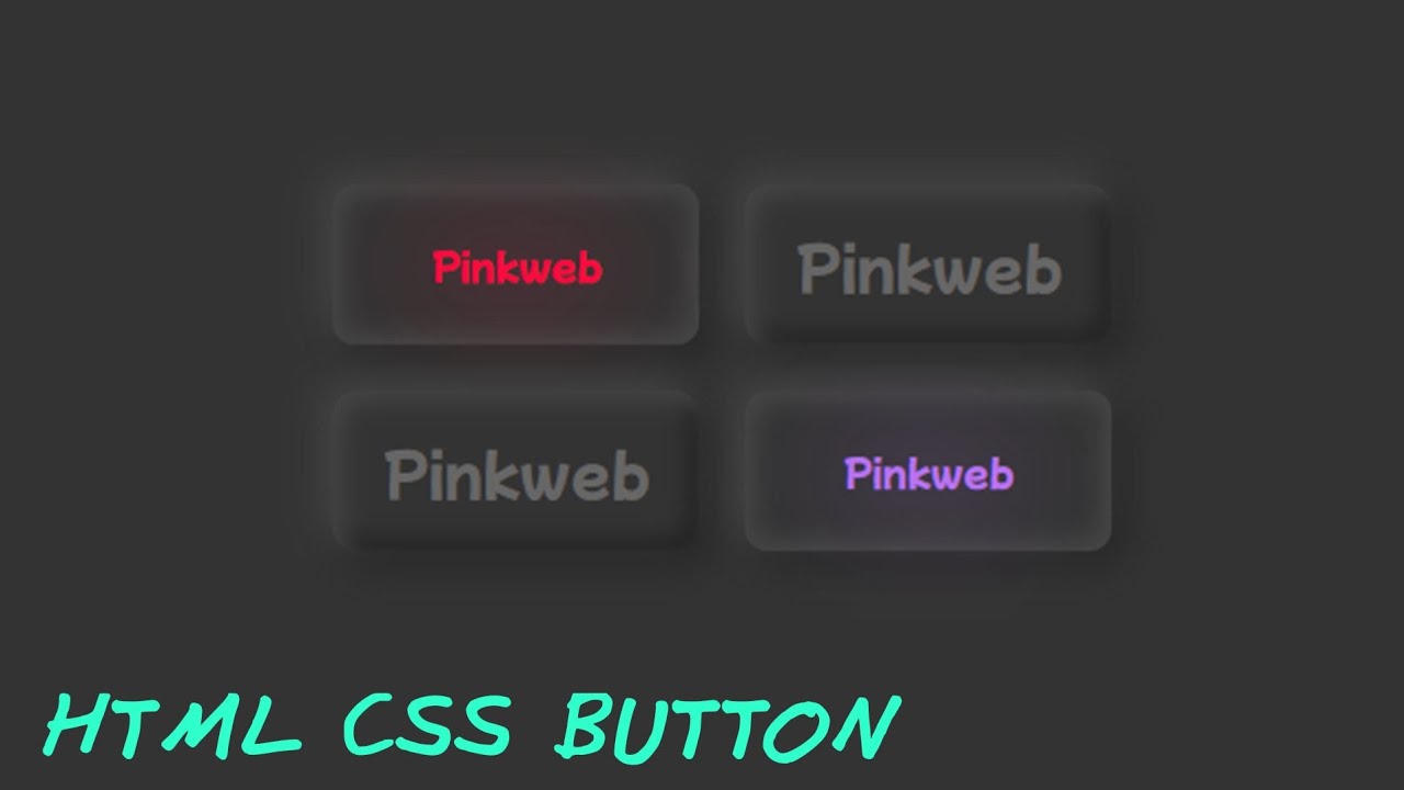 AMAZING BUTTON USING HTML CSS|DO YOU KNOW THIS DESIGN?@pinkweb0 #html #css #js - YouTube