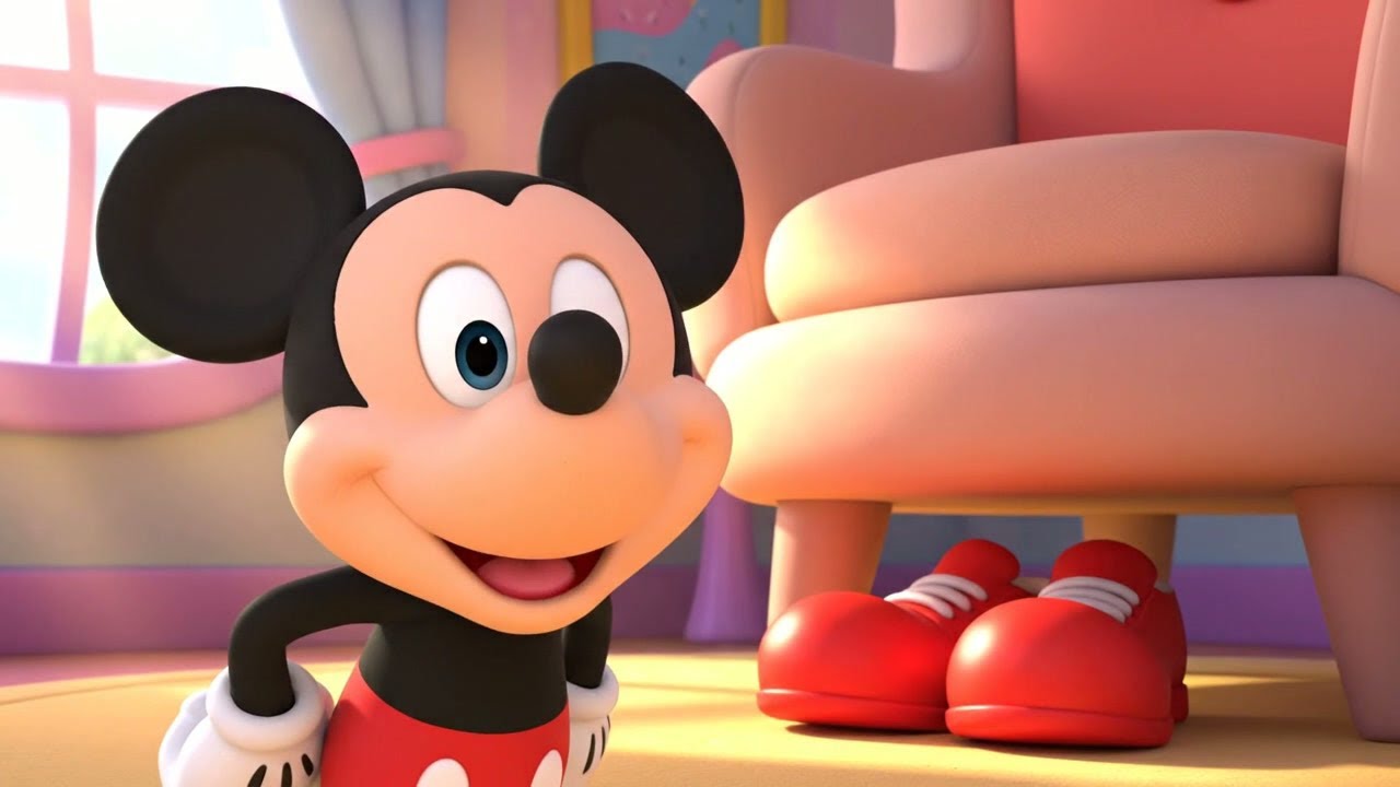 Mickey Mouse Lost His Lucky Red Shoes | Nursery Rhymes for Kids & Baby ...