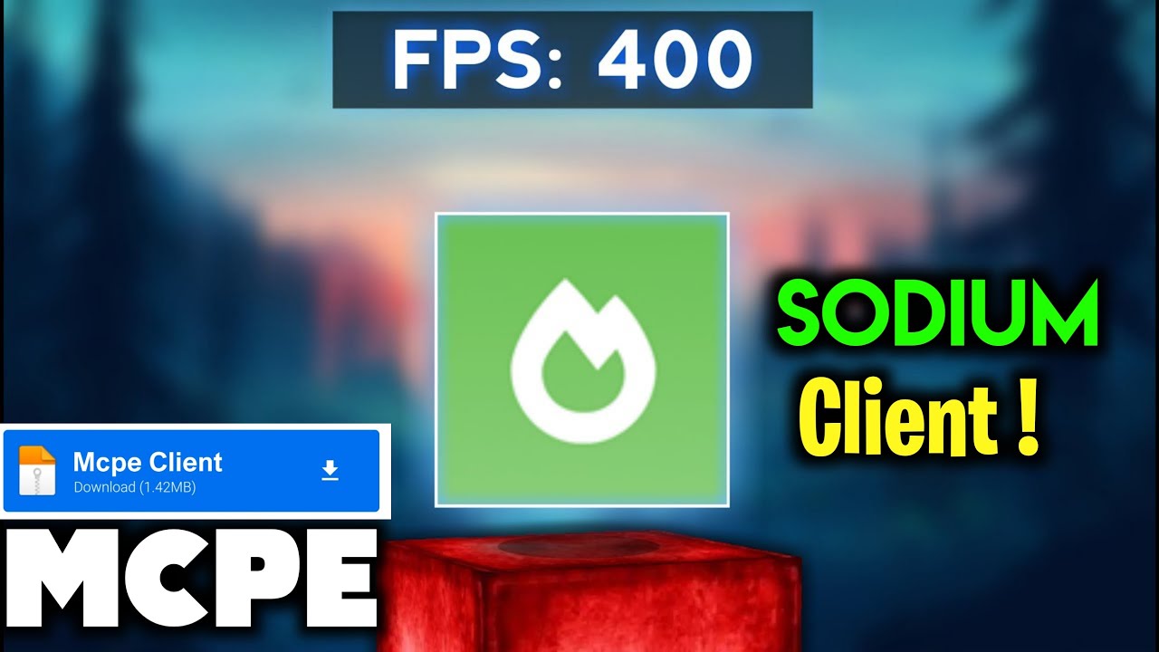 Best FPS boost client for Minecraft PE 1.19.22+ |. better UI and lag ...