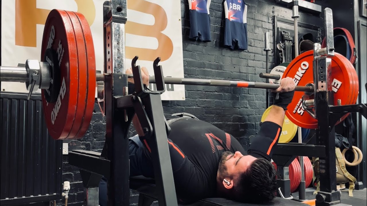 My First 180kg Bench Press - YouTube