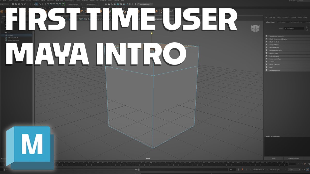 First Time User - Maya Modelling Intro - YouTube