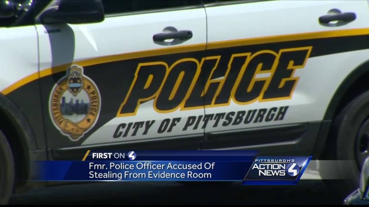 Former Pittsburgh police officer arrested for stealing evidence - YouTube